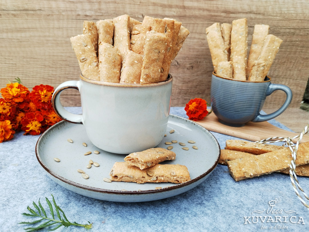 Jeca kuvarica - Jednostavni speltini štapići