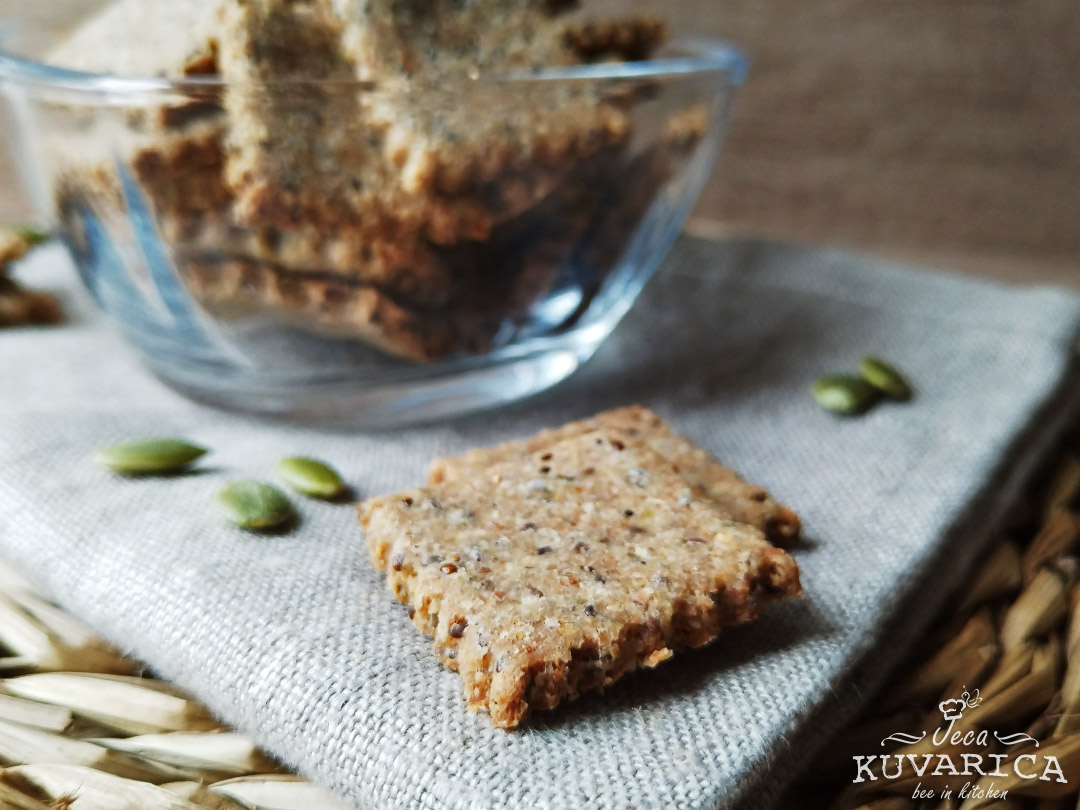 Jeca kuvarica - Speltino proseni krekeri sa golicom